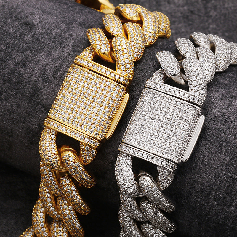 Thicc AF 20MM Fully Iced Out Diamond Cuban Link Chain – VVS Jewelry
