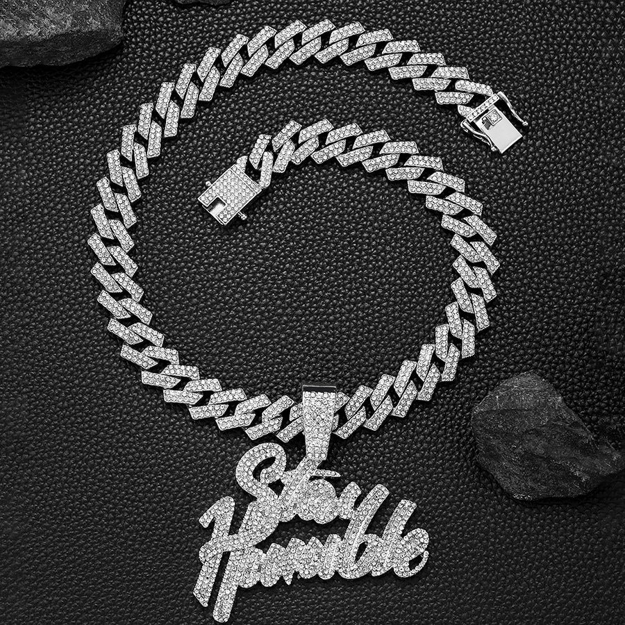 STAY HUMBLE Pendant + Cuban Chain – VVS Jewelry