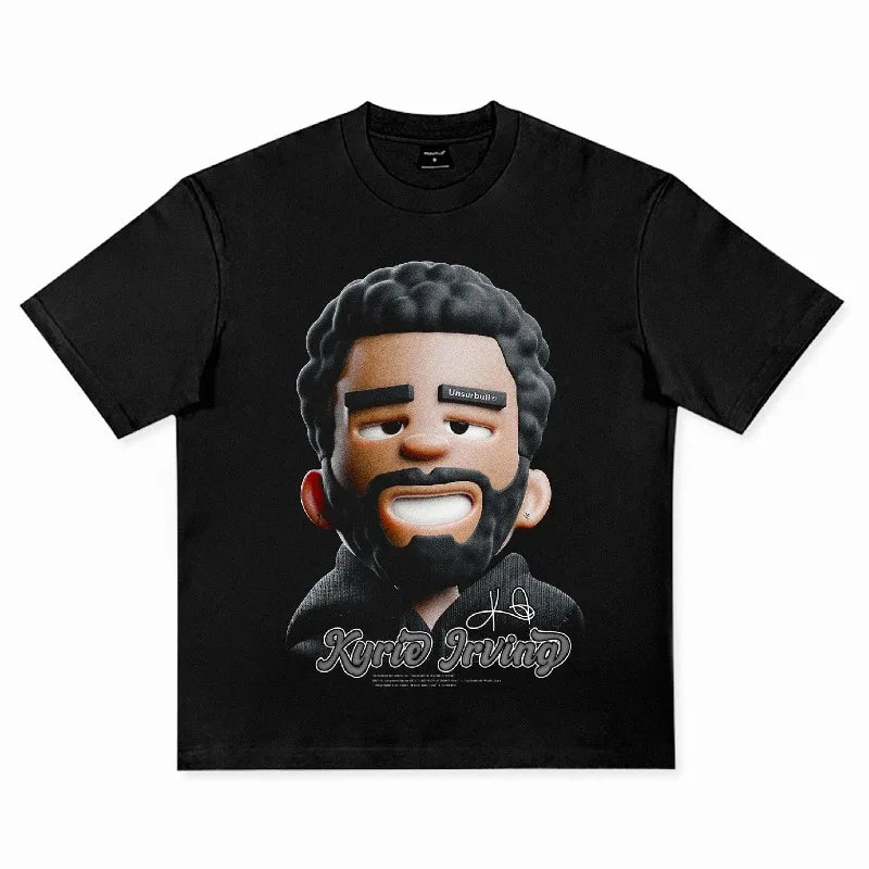 Kyrie Iriving Animated Graphic T-Shirt