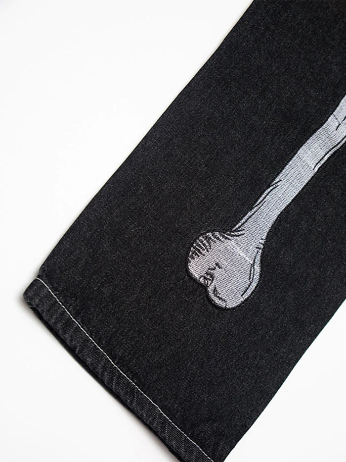 VVS Skull Hand Print Jeans – VVS Jewelry