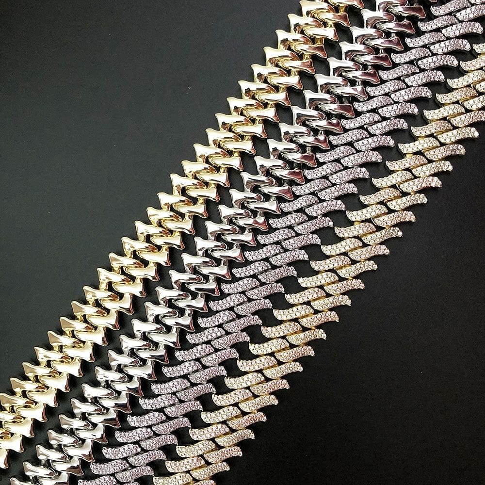 16mm Spiked Cuban Chain – VVS Jewelry