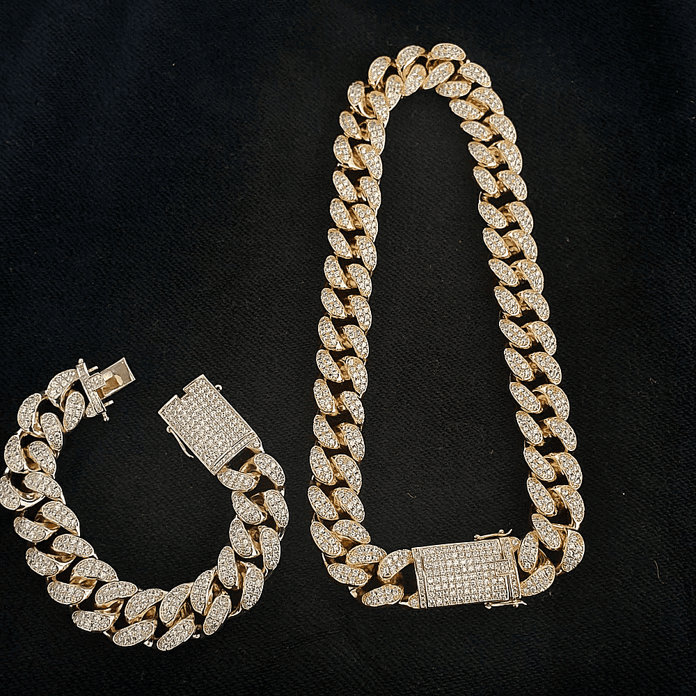 Cuban Chain + FREE Cuban Bracelet Bundle - (TODAY ONLY)