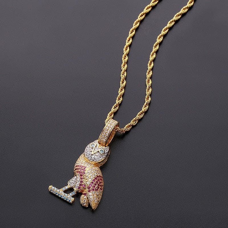 Drake OVO Owl Pendant Necklace – VVS Jewelry