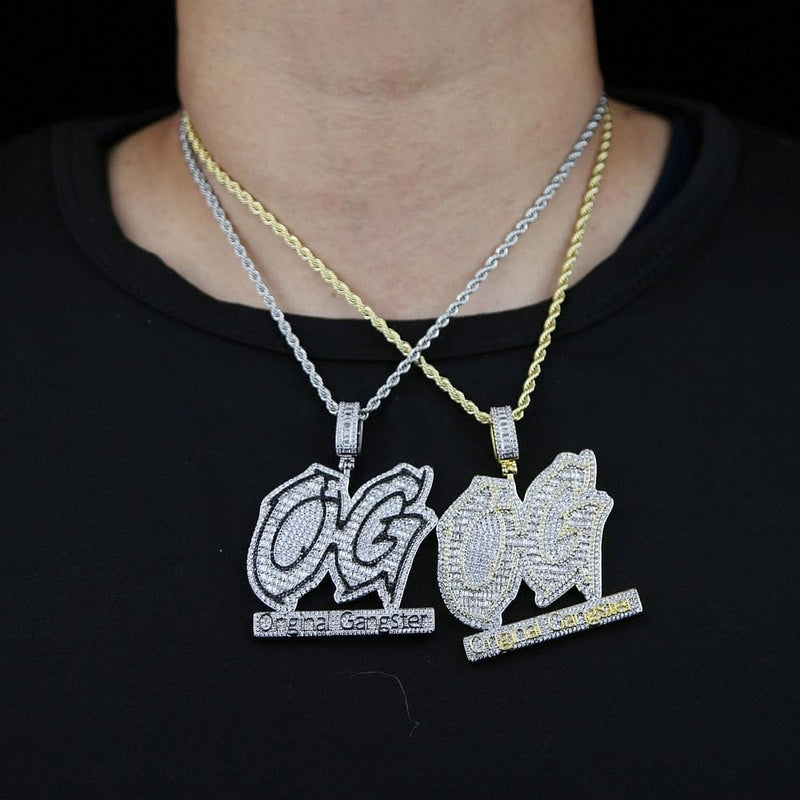 Iced Out "OG - Original Gangster" Pendant Chain