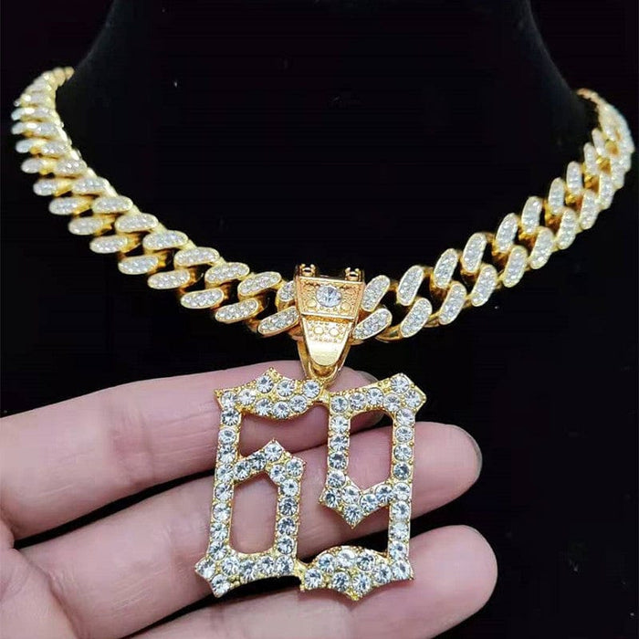 Iced Tekashi 6ix9ine Inspired Pendant Chain