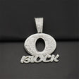 Icy Rapper O BLOCK Cuban Pendant Chain