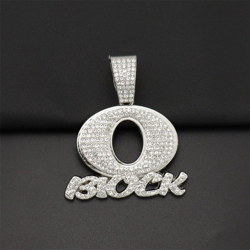 Icy Rapper O BLOCK Cuban Pendant Chain