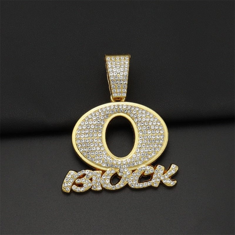 Icy Rapper O BLOCK Cuban Pendant Chain – VVS Jewelry