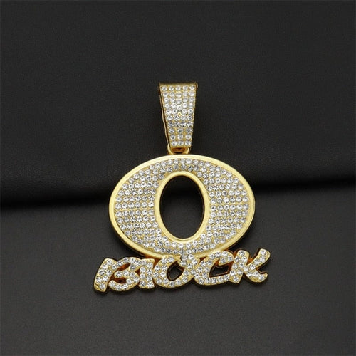 Icy Rapper O BLOCK Cuban Pendant Chain