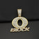 Icy Rapper O BLOCK Cuban Pendant Chain