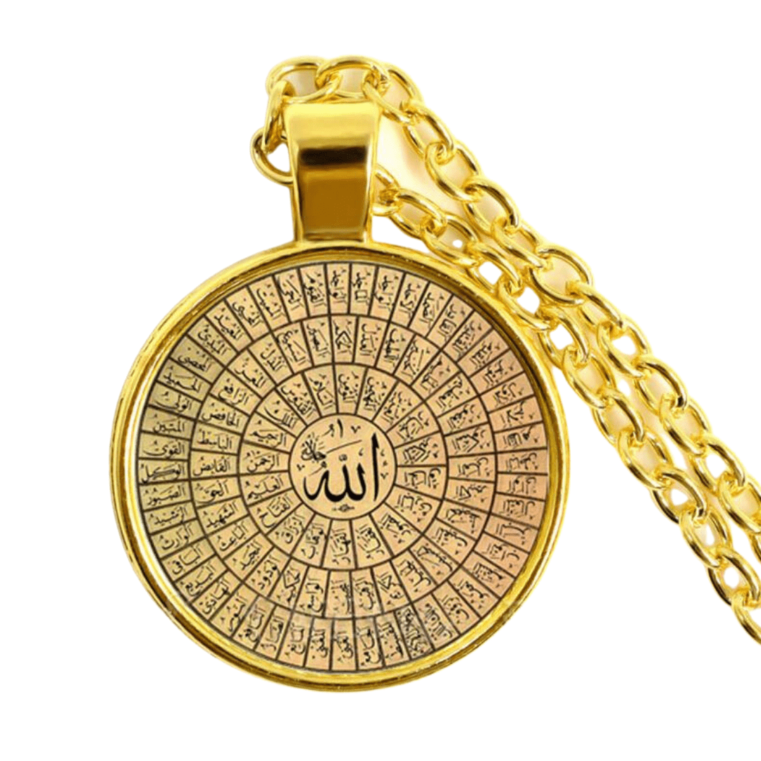 99 Names of Allah Pendant Chain Necklace – VVS Jewelry