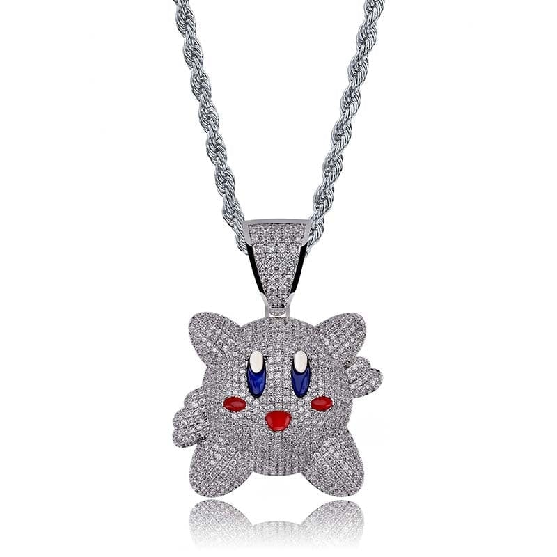 Micropave Iced Kirby Rapper Pendant Chain – VVS Jewelry