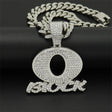 Icy Rapper O BLOCK Cuban Pendant Chain