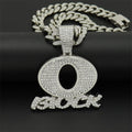 Icy Rapper O BLOCK Cuban Pendant Chain