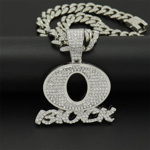Icy Rapper O BLOCK Cuban Pendant Chain