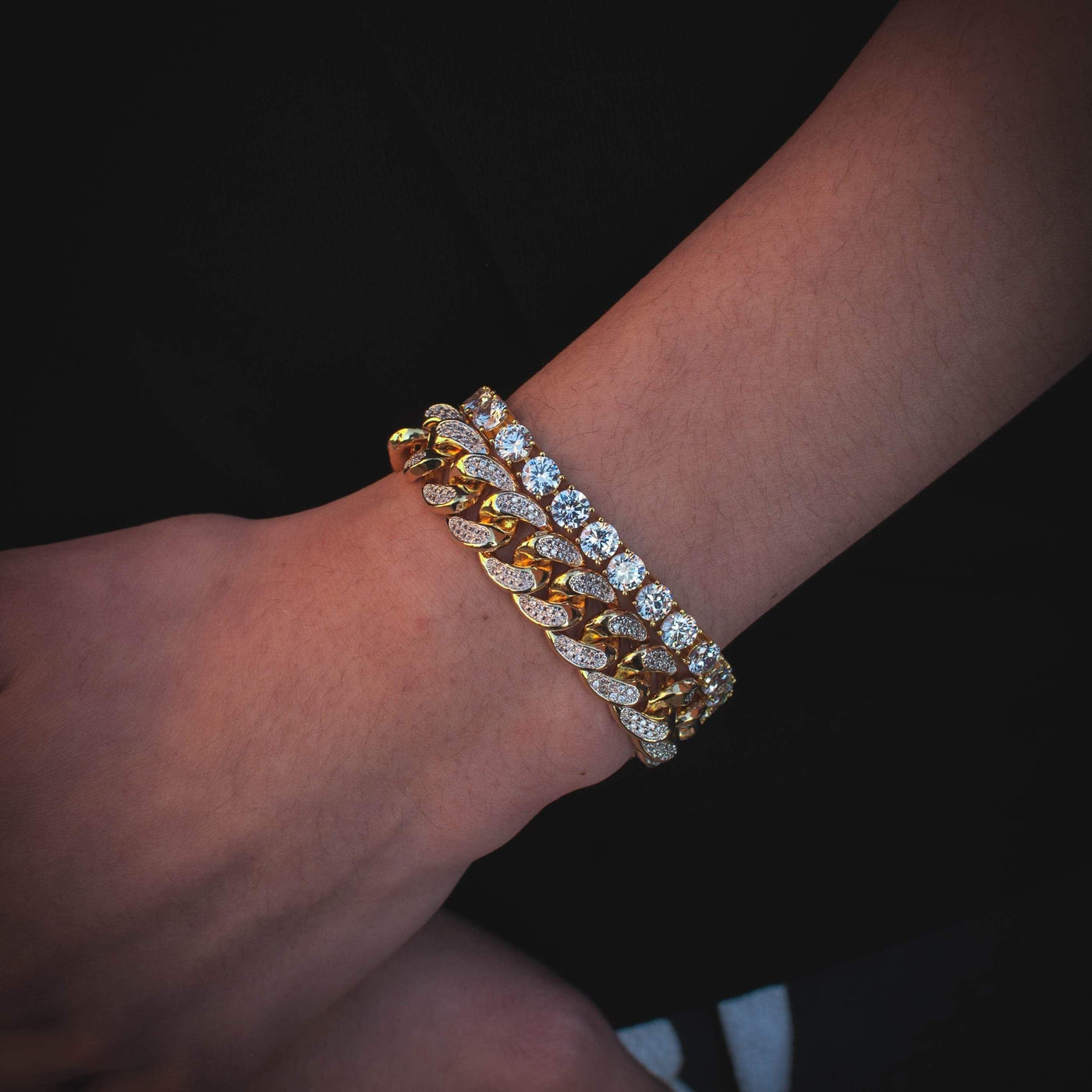 Cuban Link Bracelets & Iced Out Styles | VVS Jewelry